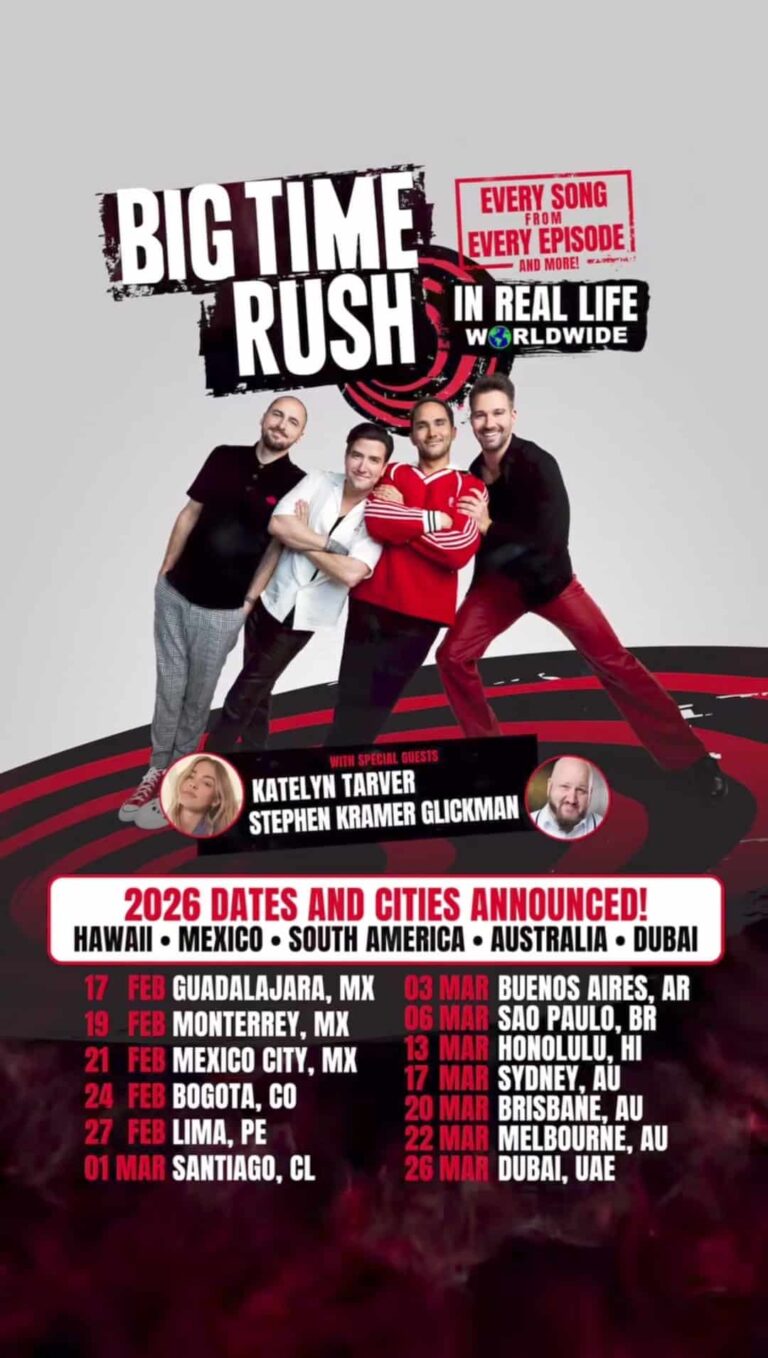 Big Time Rush en Buenos Aires 2026 – Contar